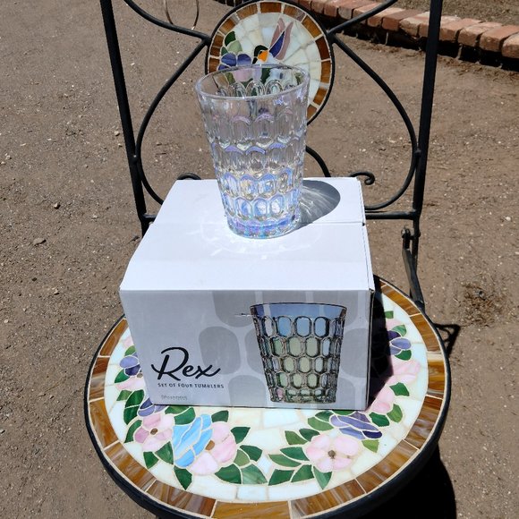 Godinger | Dining | Shannon By Godinger Rex Set Of 4 Tumblers 2oz ...